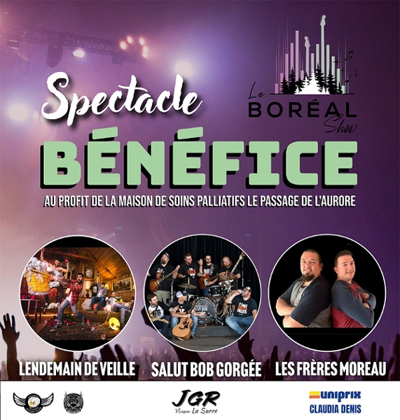 SPECTACLE BÉNÉFICE LENDEMAIN DE VEILLE / SALUT BOB GORGÉE / LES FRÈRES ...